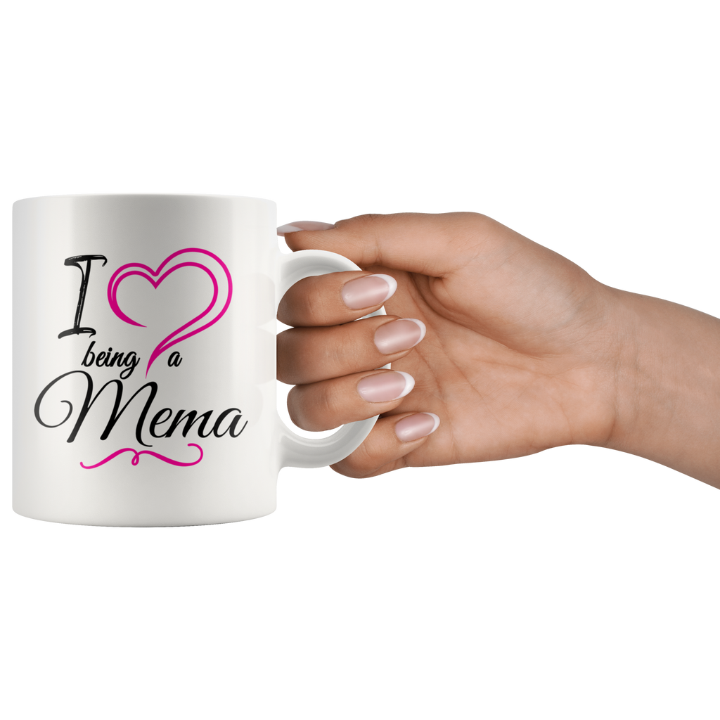 I Love being a Mema 11 oz White Coffee Mug – CaliKays